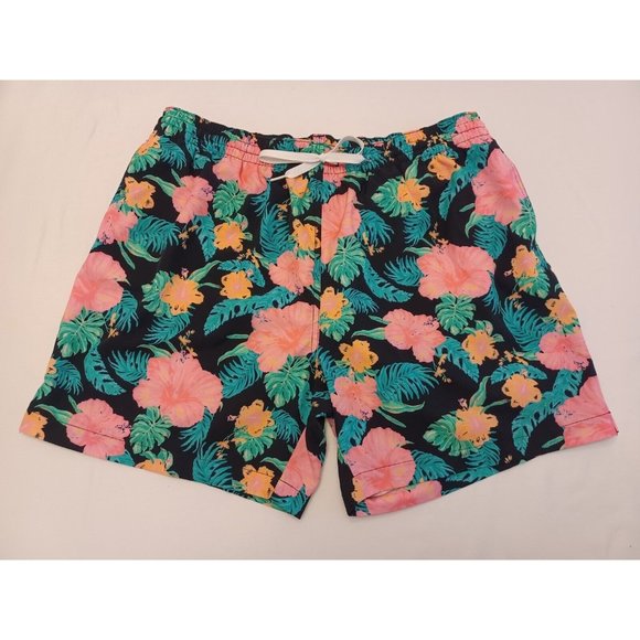 chubbies | Swim | Chubbies Swim Trunks Mens Sz 2xl Black Multi Floral ...